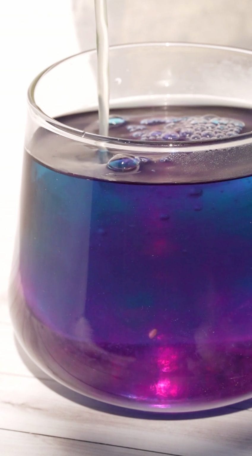 Hot Butterfly Pea Flower Tea - Tales of Sweets